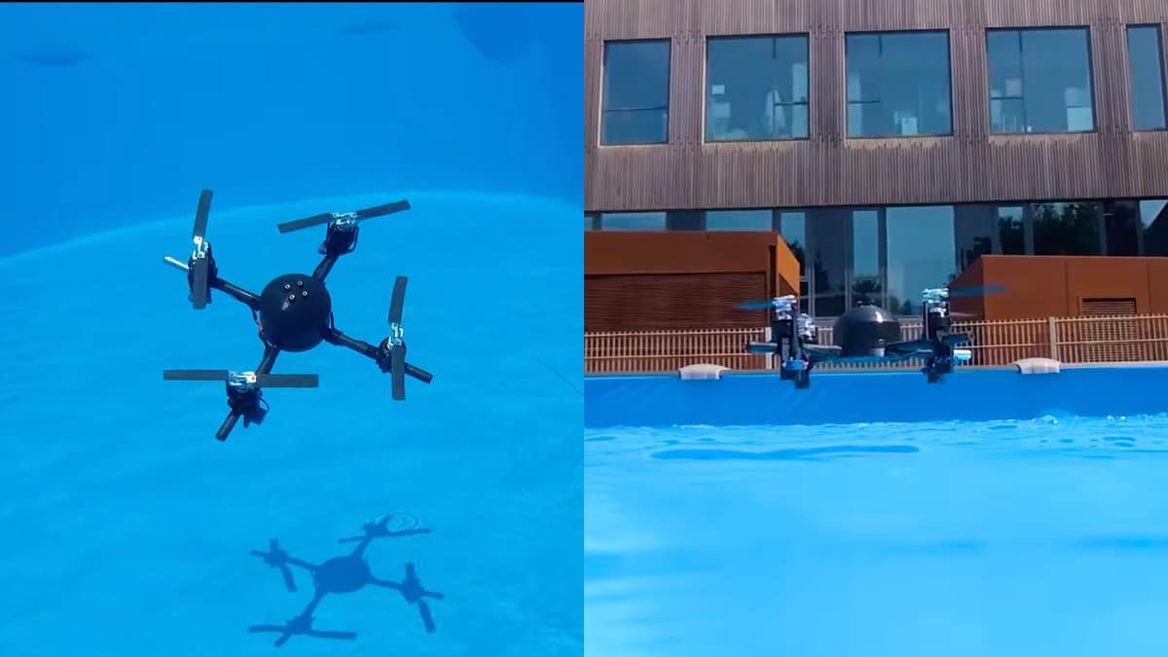 Students from Denmark 3D-printed a drone that flies, dives, and takes ...