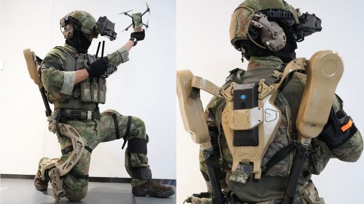 The Chinese have developed a combat exoskeleton for UAV operators with ...