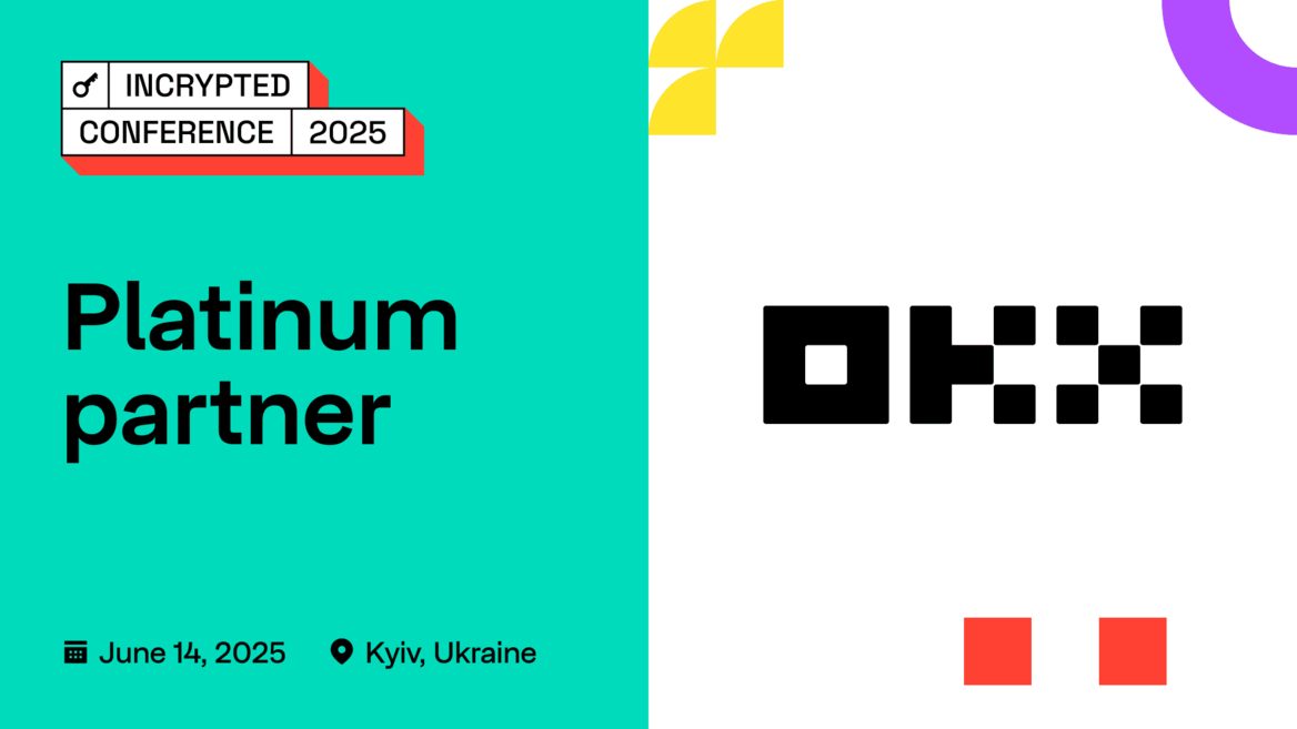 OKX стала Platinum-партнером Incrypted Conference 2025 — найбільшої криптоподії в Україні | dev.ua