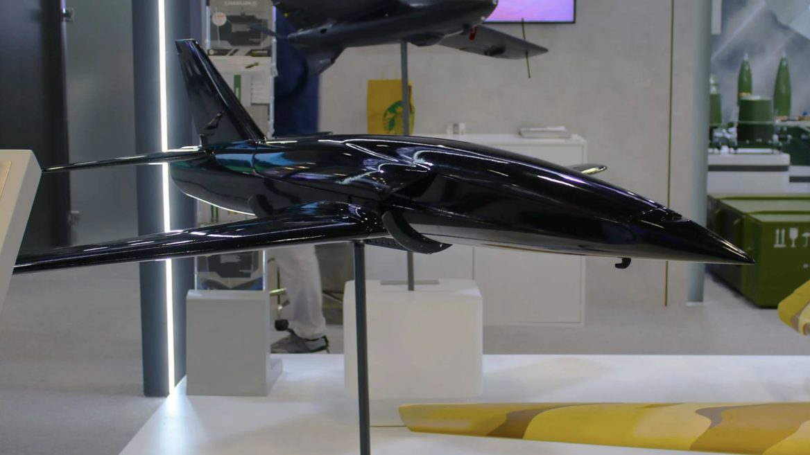 DroneHammer anti-drone missile, which can be launched from a shoulder ...