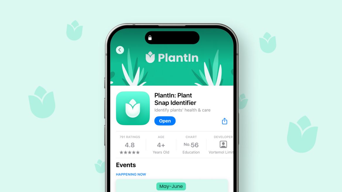 Український застосунок PlantIn посів перше місце в рейтингу AppStore у ...