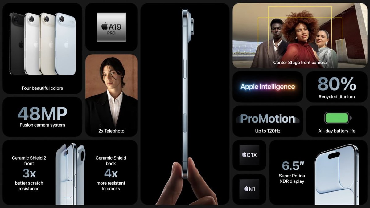 Apple has unveiled the iPhone 17 lineup. Among them is the thinnest ...